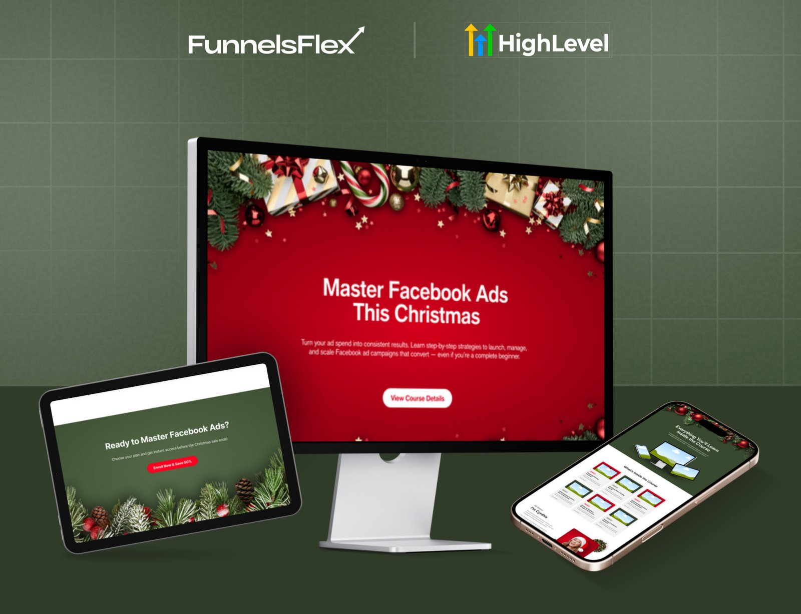 GoHighLevel Christmas Funnel Template | Holiday Sales Boost
