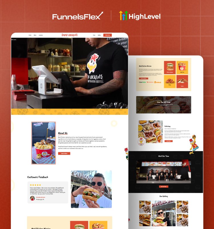 GoHighLevel Food Order Website Template for Restaurants, Cafes ...